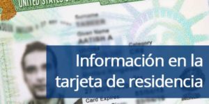 Información en la tarjeta de residencia: Diseño y apariencia de la Green card